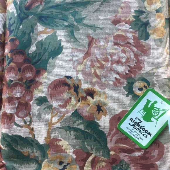 Richloom Fabric | Other | Vintage Richloom Decorative Fabric Yd 54 Wide ...